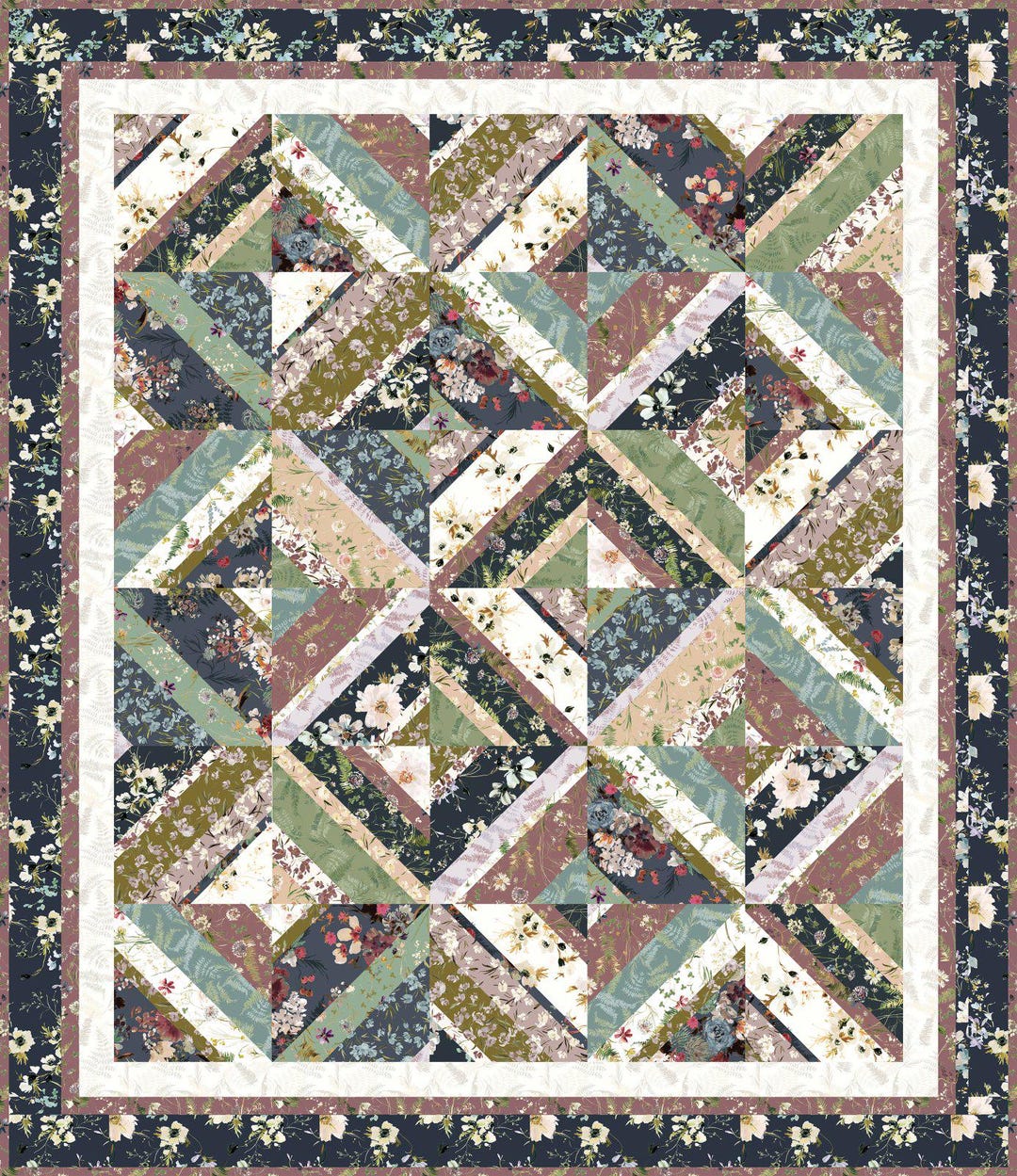 Perennial Wildflower Path Quilt Kit 55" X 63" by Windham - Etsy