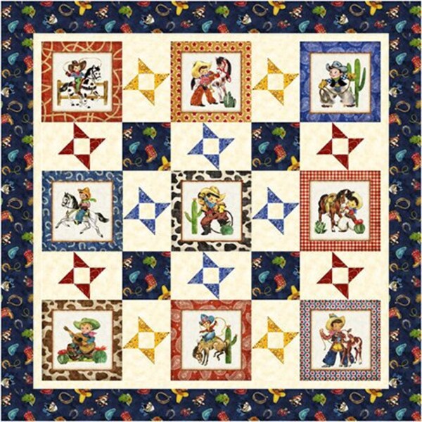 Cowboy Baby Quilt - Etsy