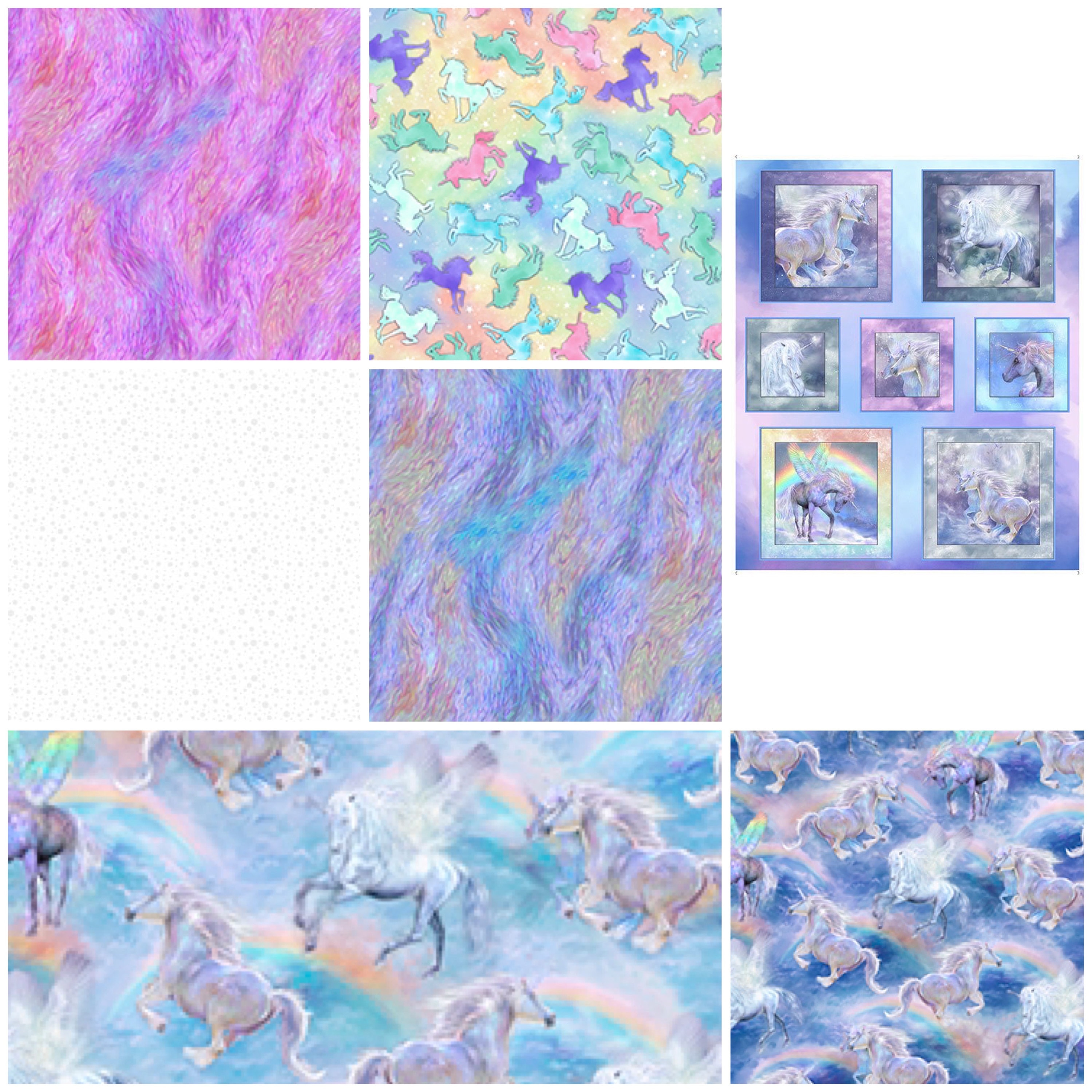 Unicorn Mystique Frame to Frame Kit by Quilting Treasures 64" X 77" - Etsy