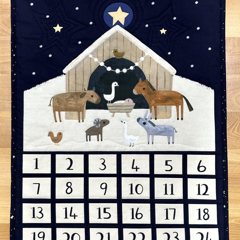 Felt Advent Calendar Kit - Etsy
