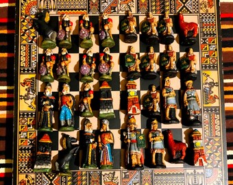 Peruvian Chess Set - Etsy