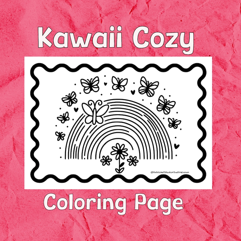 Cute Coloring Page Cozy Coloring Pages Kawaii Coloring Sheets Easy and ...