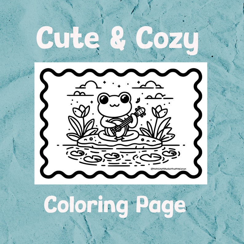 Cute Coloring Page Cozy Coloring Pages Kawaii Coloring Sheets Easy and ...