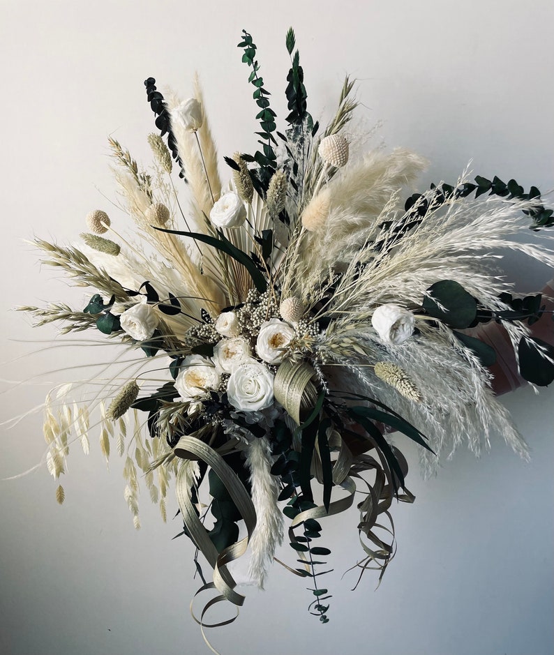 Bridal Bouquet Large Wedding Bouquets sage Greenery - Etsy