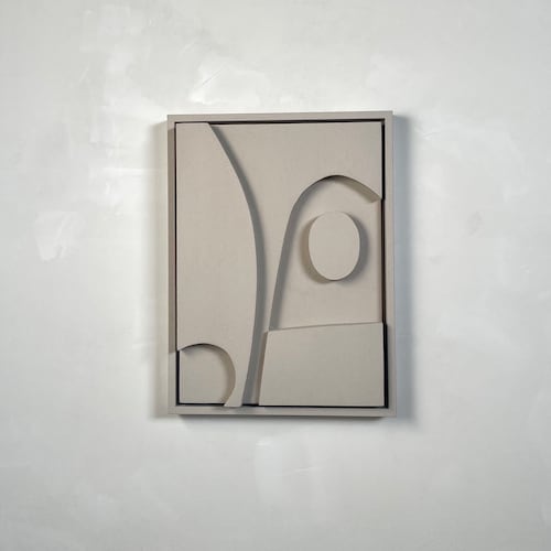 Abstract Plaster Art 3d Framed - Etsy