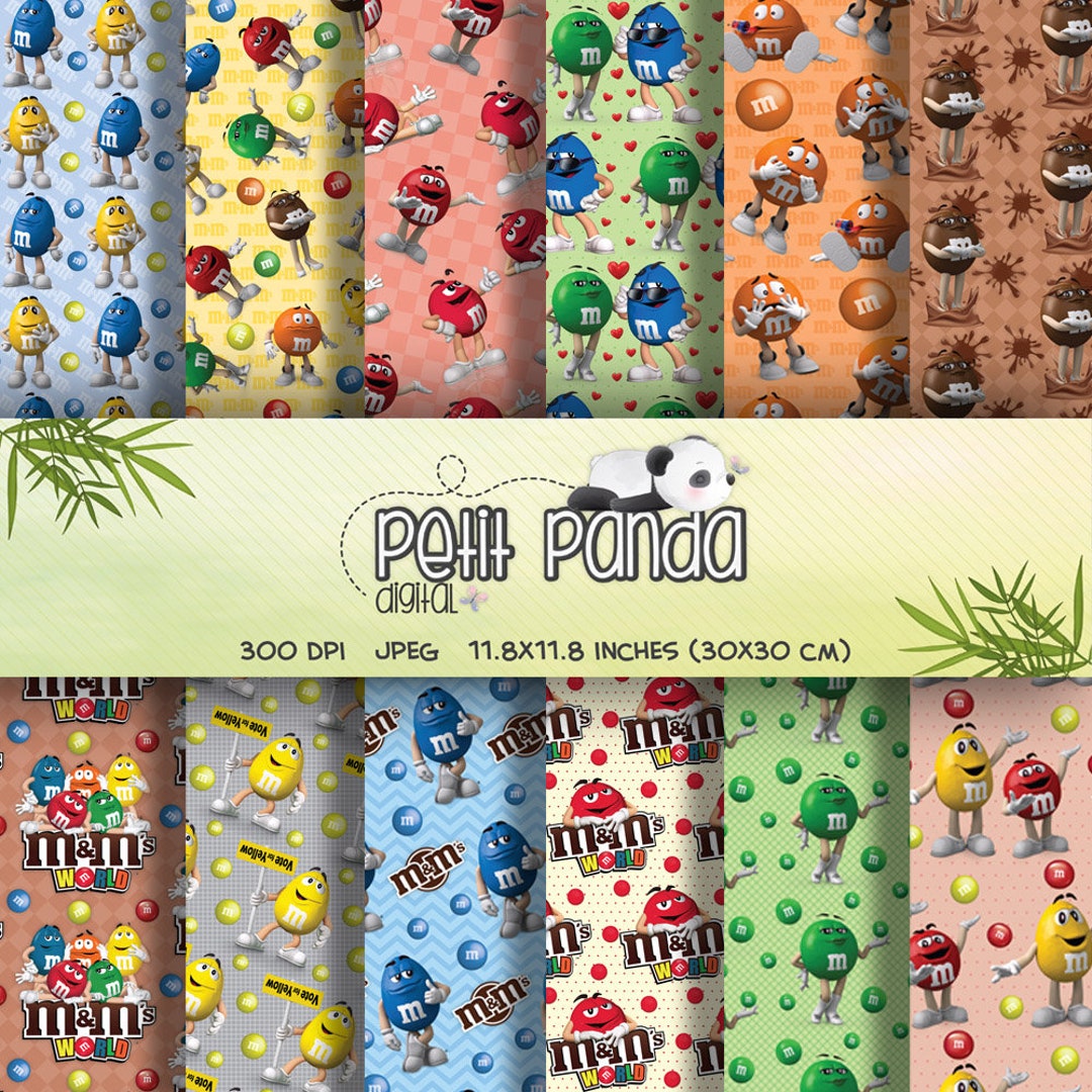 Peanut Candies Digital Paper Printable Scrapbooking - Etsy