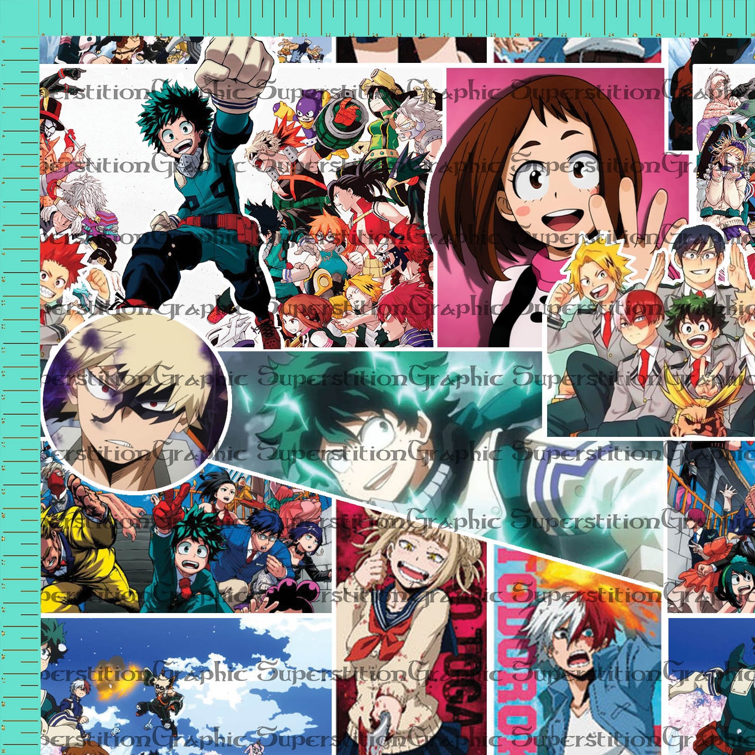 Seamless Digital Pattern Design / My Herobd Manga - Etsy