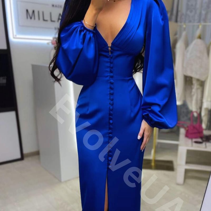 Cobalt Blue Dress - Etsy