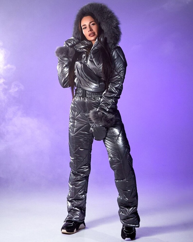 Women Ski Jumpsuit Winter Snow Suit for Women Warm Overalls - Etsy