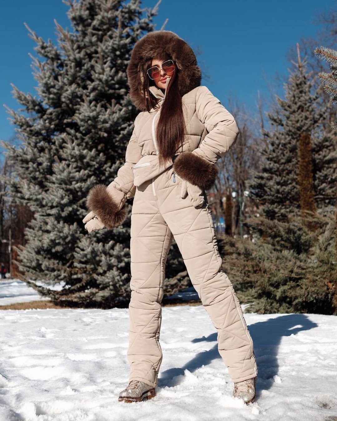 Women Ski Jumpsuit, Winter Jumpsuit for Women, Warm Overalls Womens, Snowboarding Suit Women ...