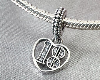 Pandora 18th Birthday Charm - Etsy