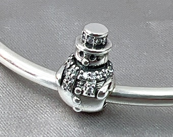 Pandora Snowman Charm - Etsy