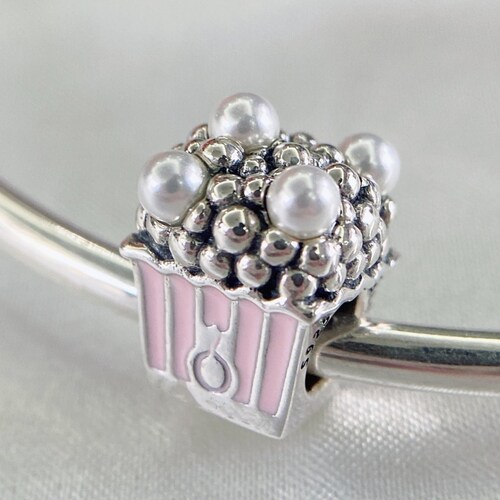 Charm for Pandora Sterling Silver Love Heart Large Charm Pink - Etsy