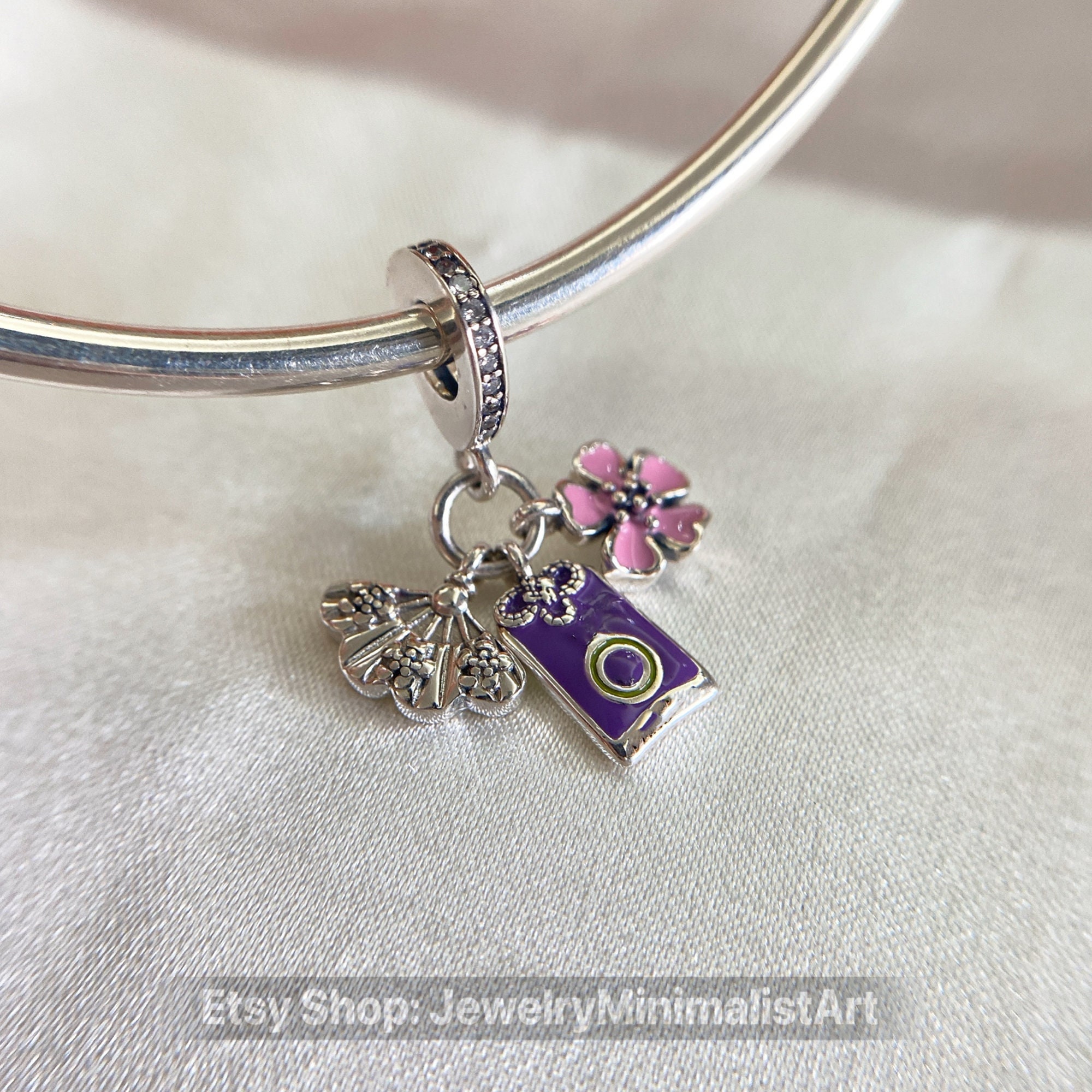 Pandora Charms2021 Japanese Sakuraomamori & Fan Dangle Charm - Etsy