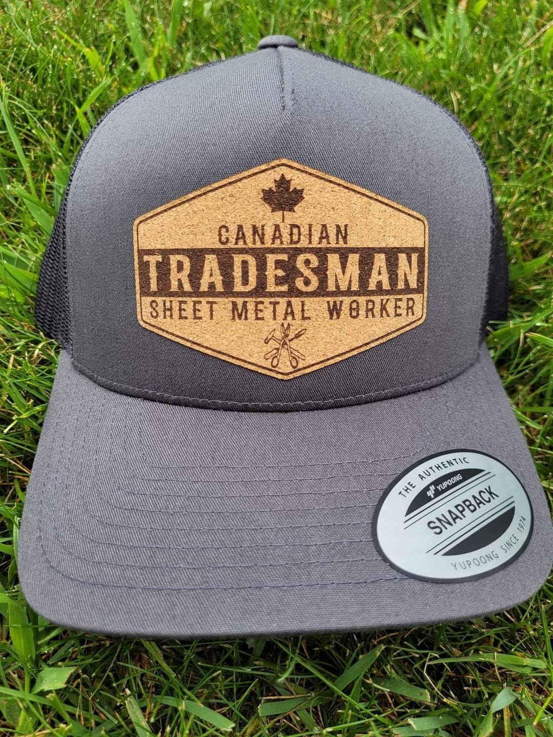 Canadian Tradesman Snapback Hat - Sheet Metal Worker - Etsy