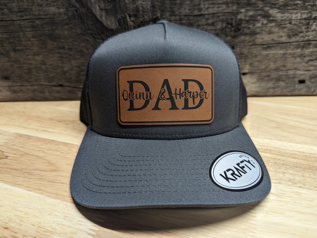 DAD Patch Hat With Custom Names, Fathers Day, Dad Gift, Snapback ...