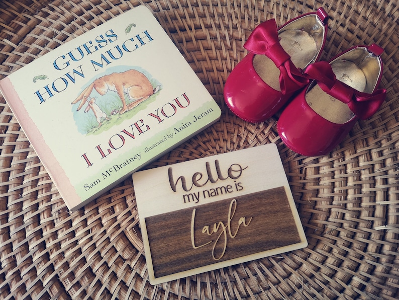 Baby "hello My Name Is" Name Tag, SVG, Laser Digital Download, Baby ...