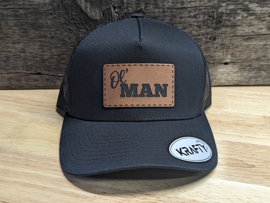 Ol' Man, Old Man, Young Lad Patch Style Trucker Hats, Each or a Matched ...