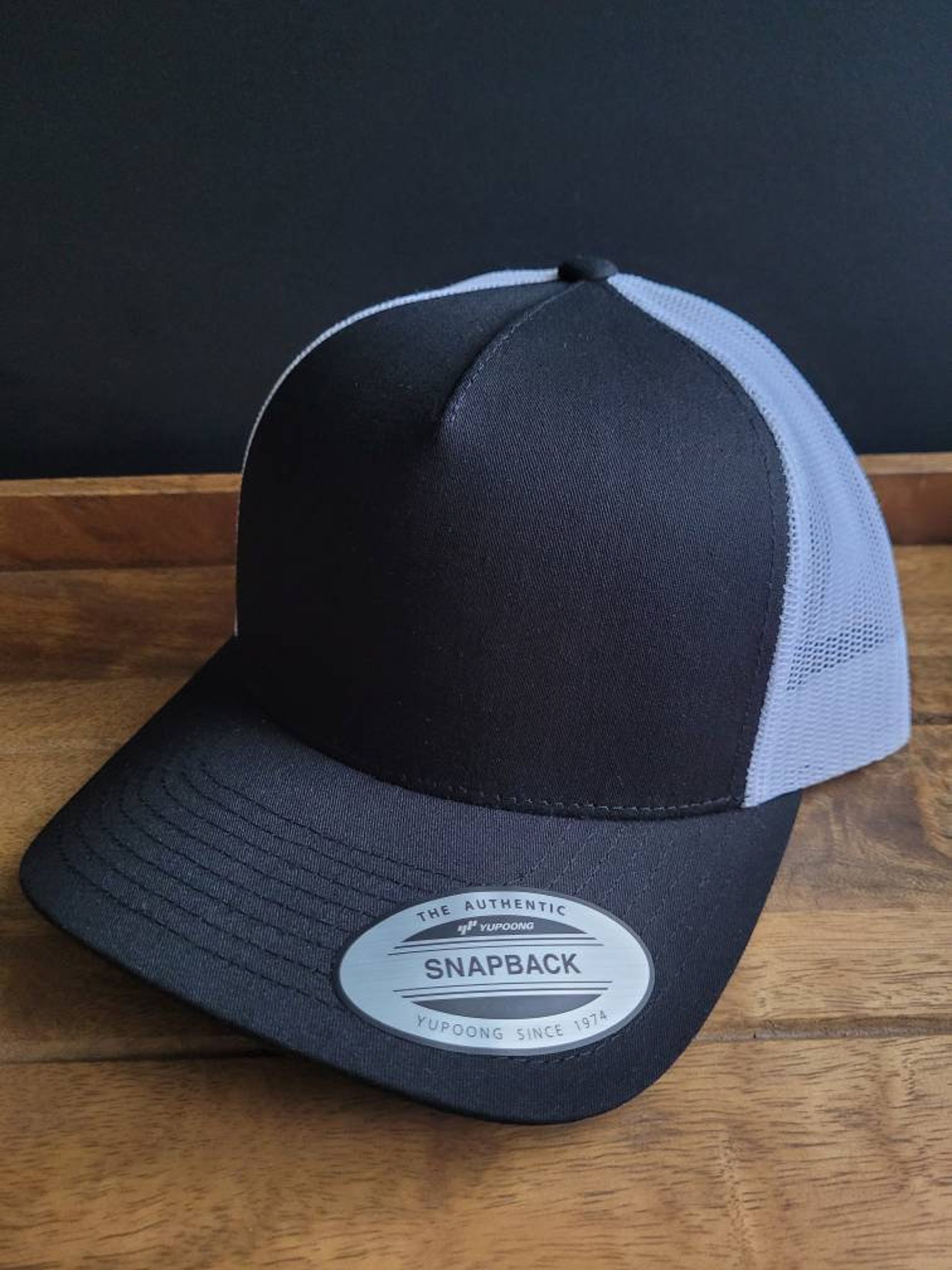 Premium Leather With Wood Riveted Moose Design Patch Trucker Hat - Etsy