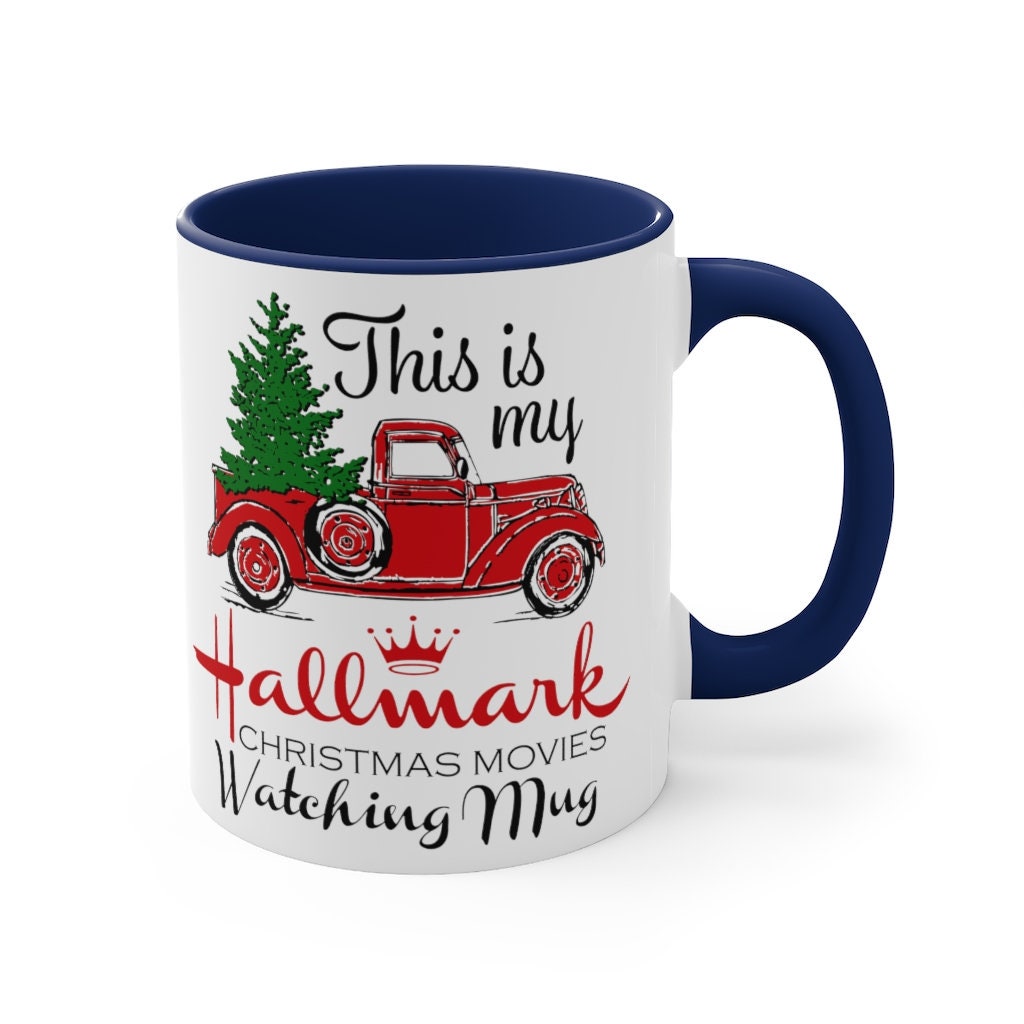Hallmark Christmas Movie Watching Mug - Accent Coffee Mug Gift - Etsy