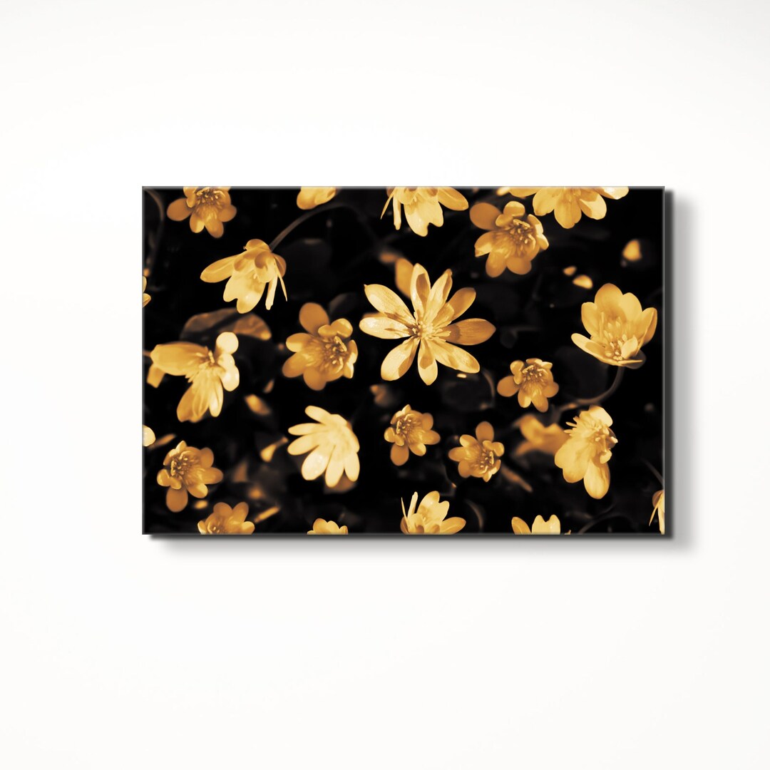 Wildflower Gold: A Rare and Precious Piece of Art Spring Home - Etsy