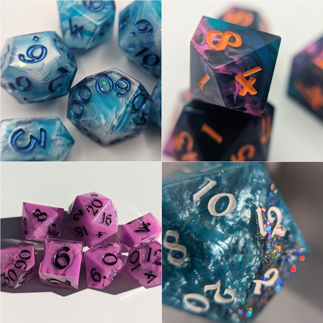 Custom Dice Set Personalized Designs for Your Unique Gaming Adventures ...