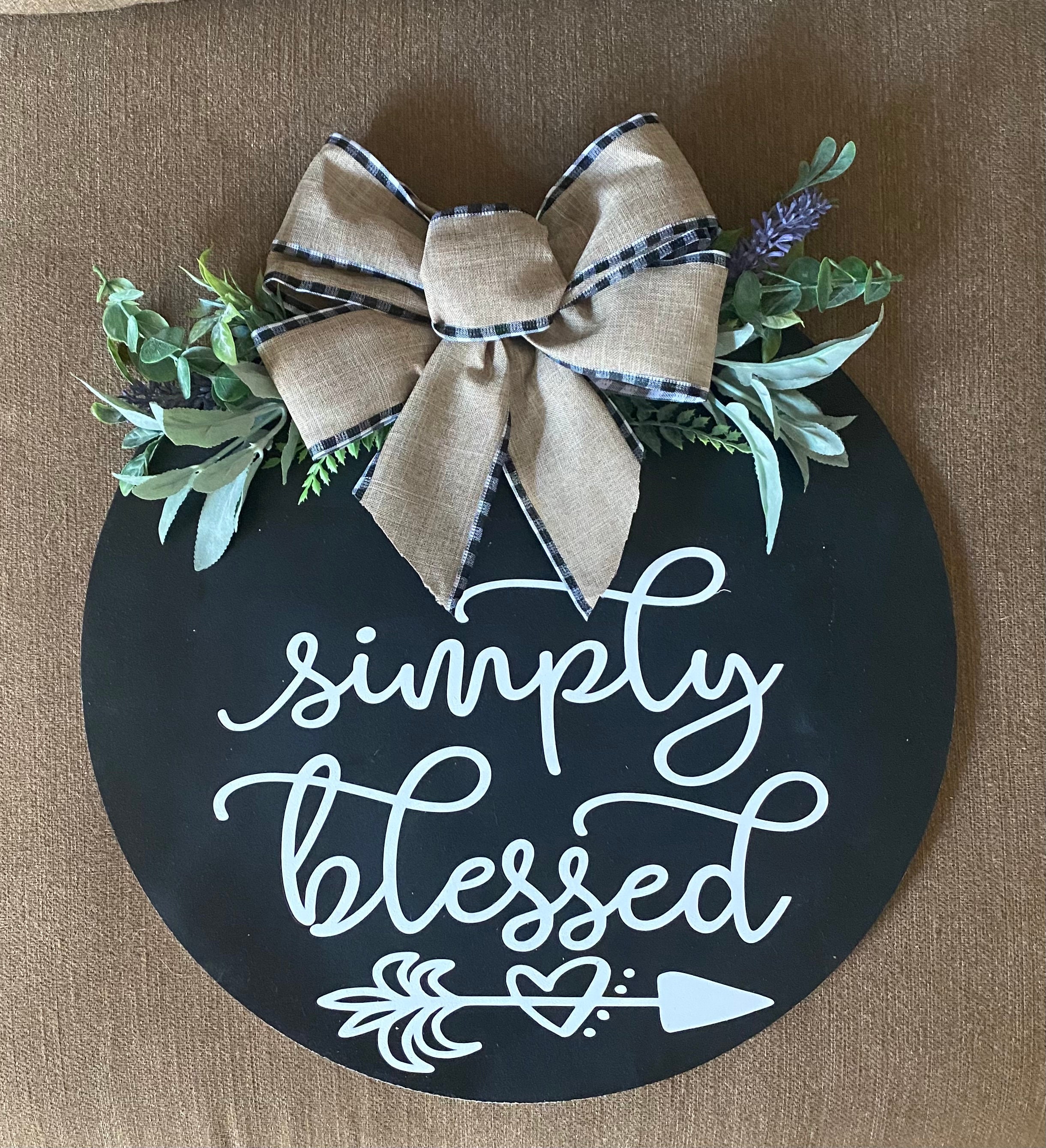 Wood Round Signs - Etsy