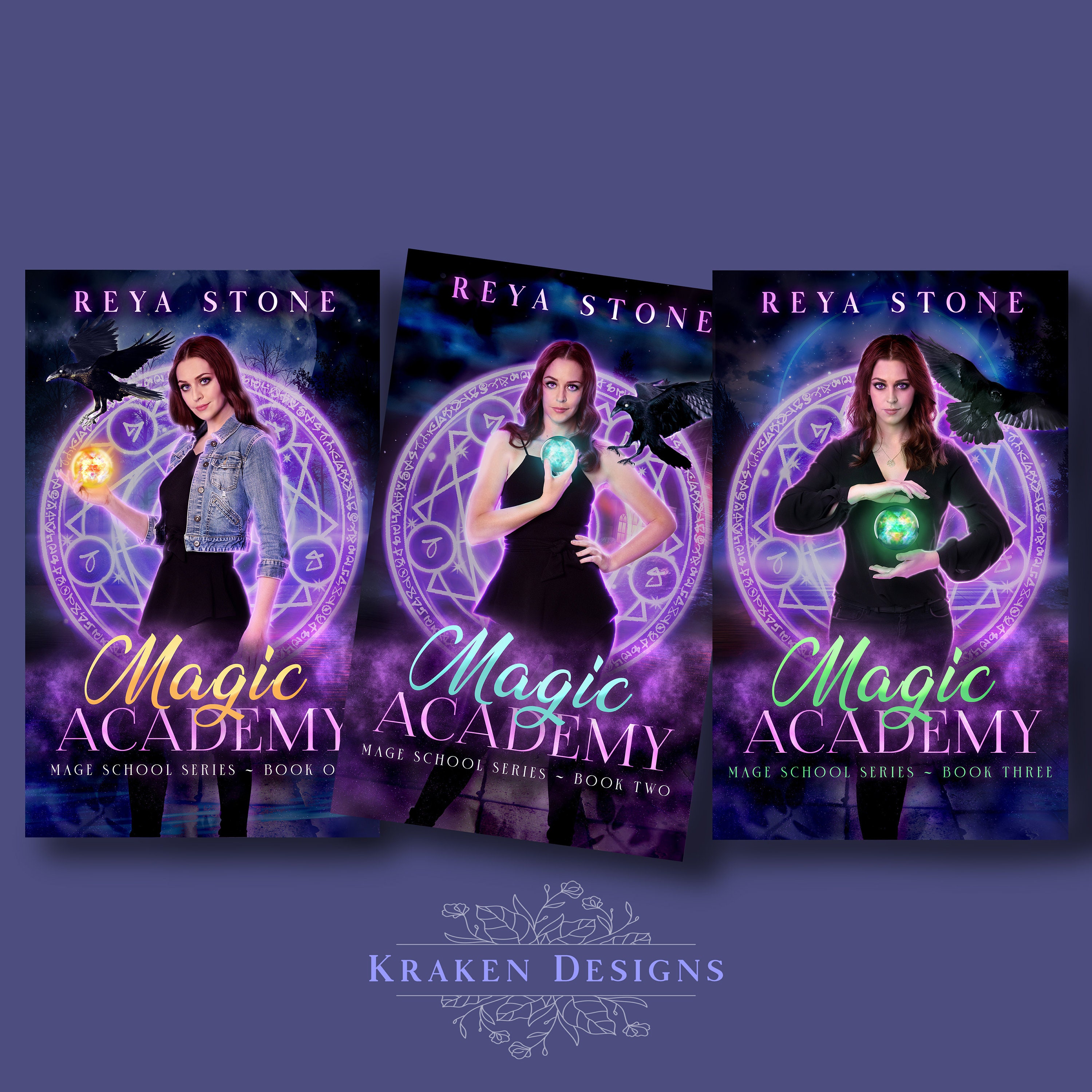 Pre-made Book Cover Design YA Fantasy & Magic Trilogy - Etsy