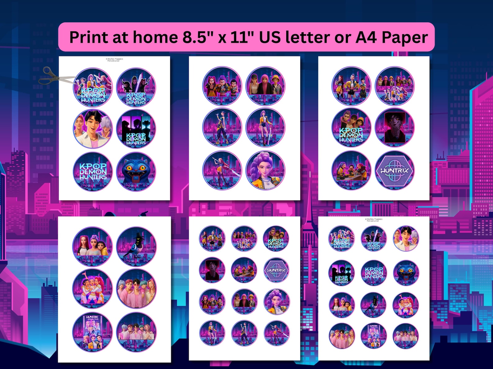 Paquete imprimible de cumpleaños de K-pop / Kit definitivo para fiestas ...