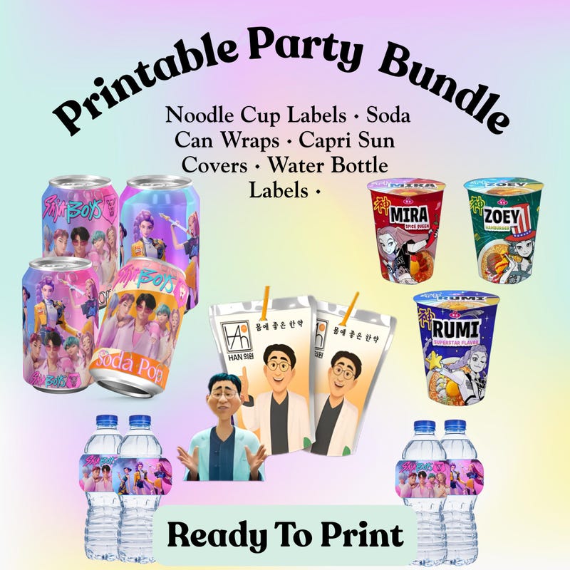 K Pop Label Bundle - Etsy