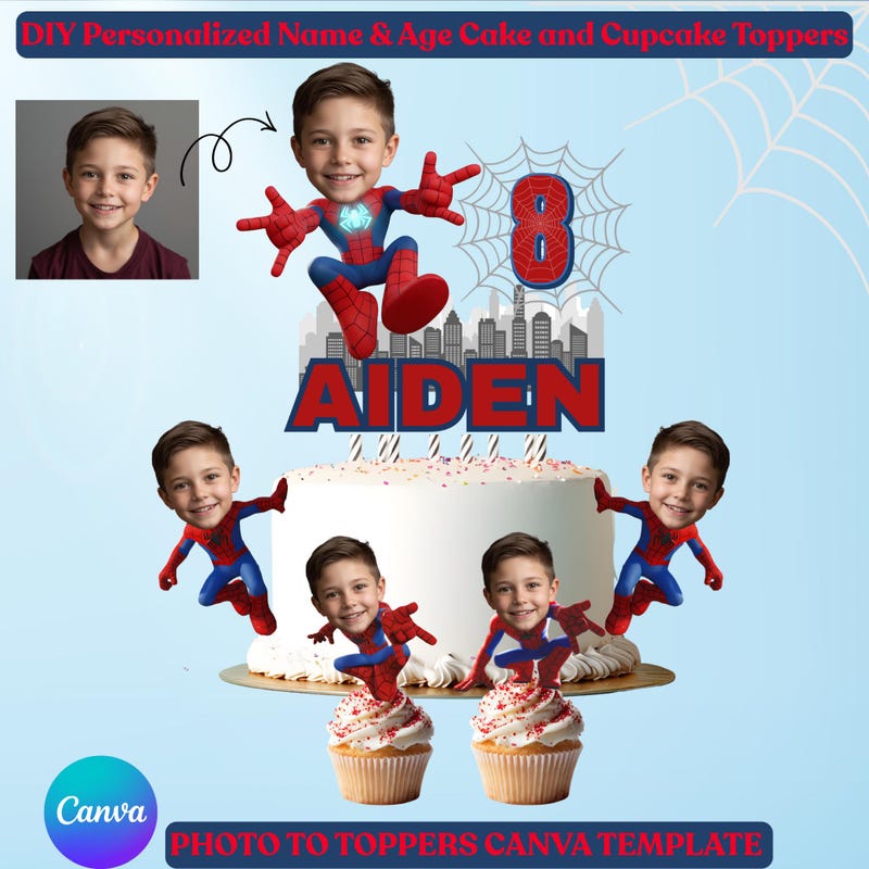 Custom Spiderman Treats - Etsy UK
