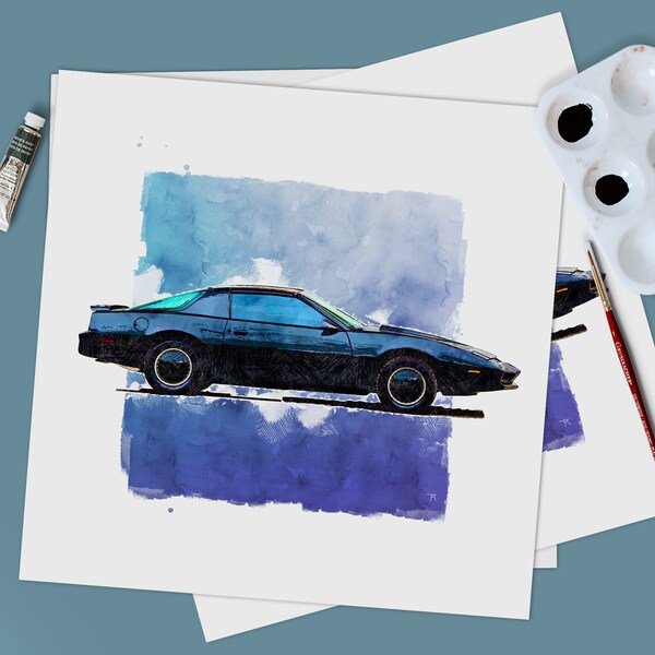Knight Rider Art - Etsy