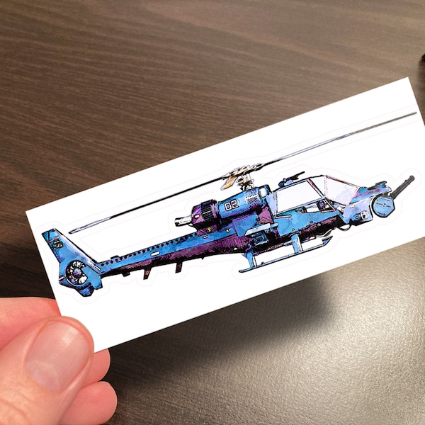 Blue Thunder Decal - Etsy