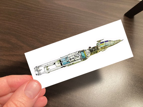 Star Wars Y-wing Vinyl Sticker Decal | Etsy