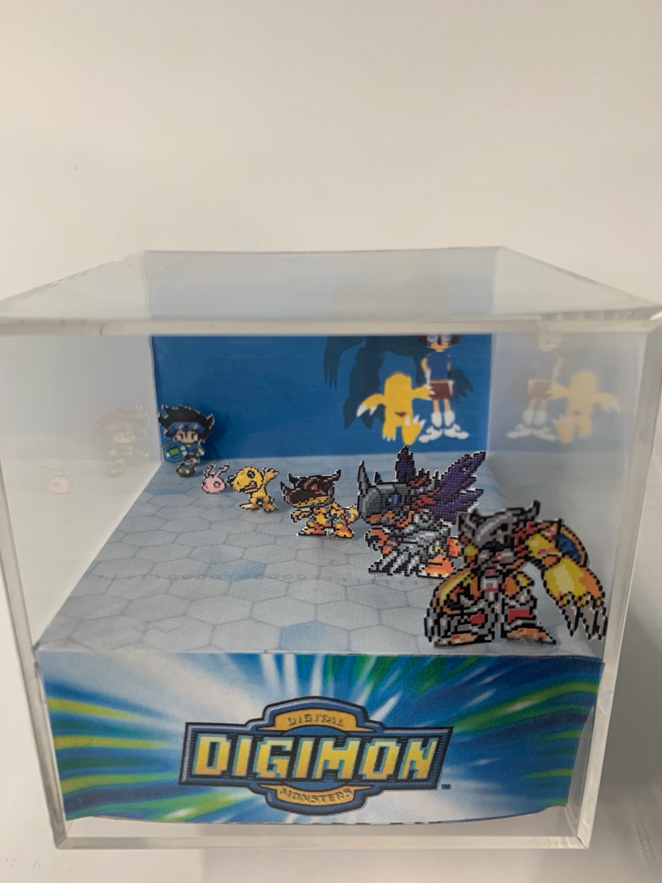 Digimon 3D Diorama Agumon Digivolution Line - Etsy