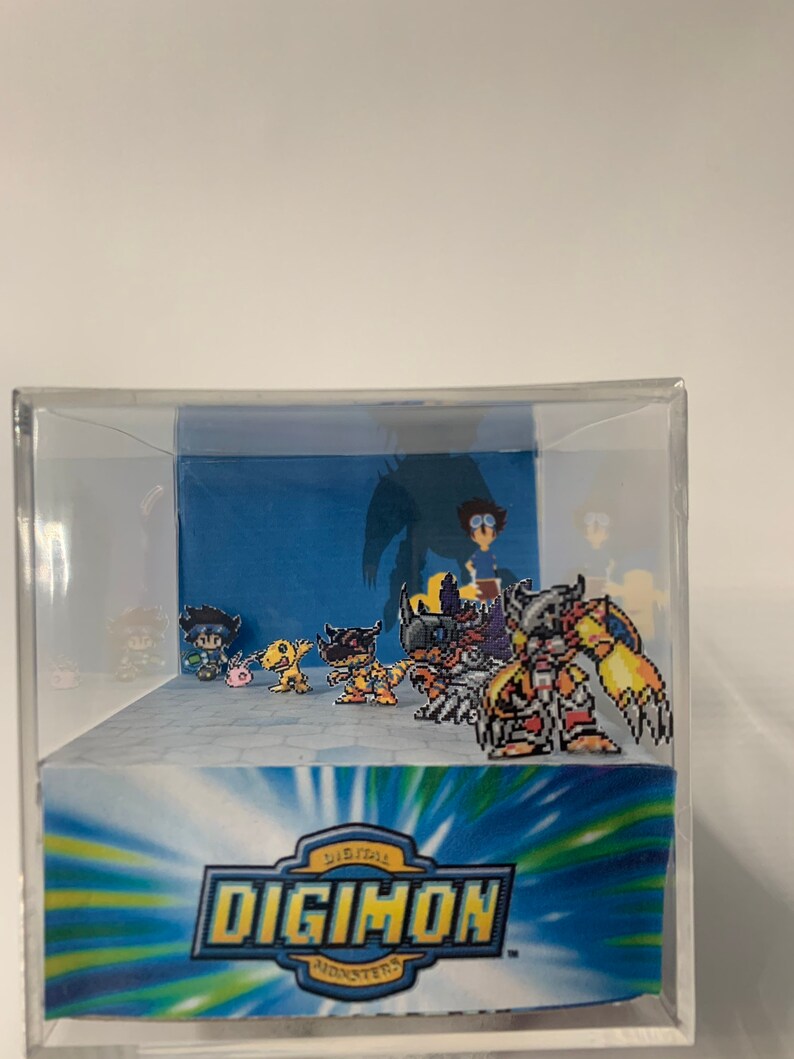 Digimon 3D Diorama Agumon Digivolution Line - Etsy
