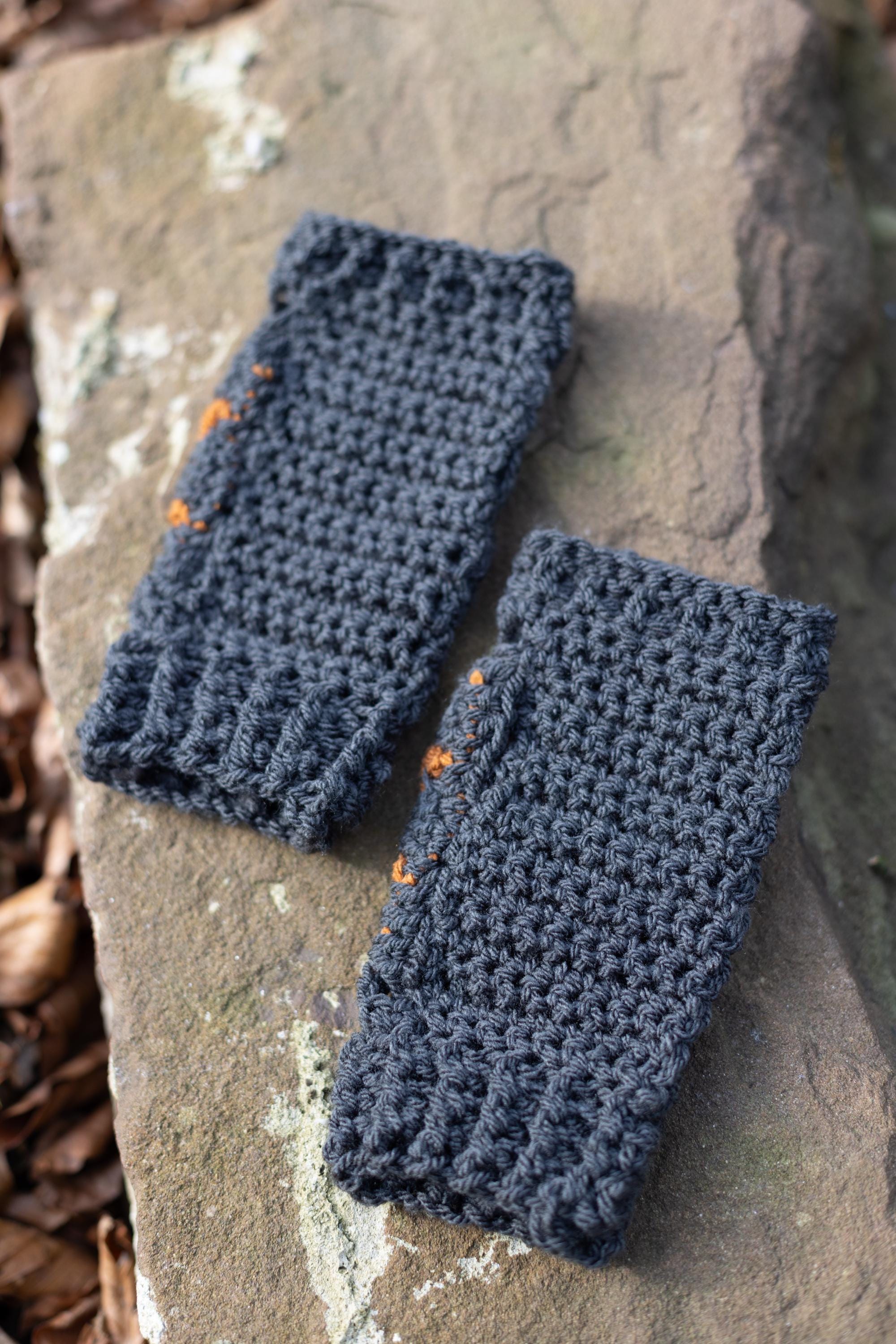 Halloween Autuman Edition: Crochet Sun Celestial Fingerless Gloves ...