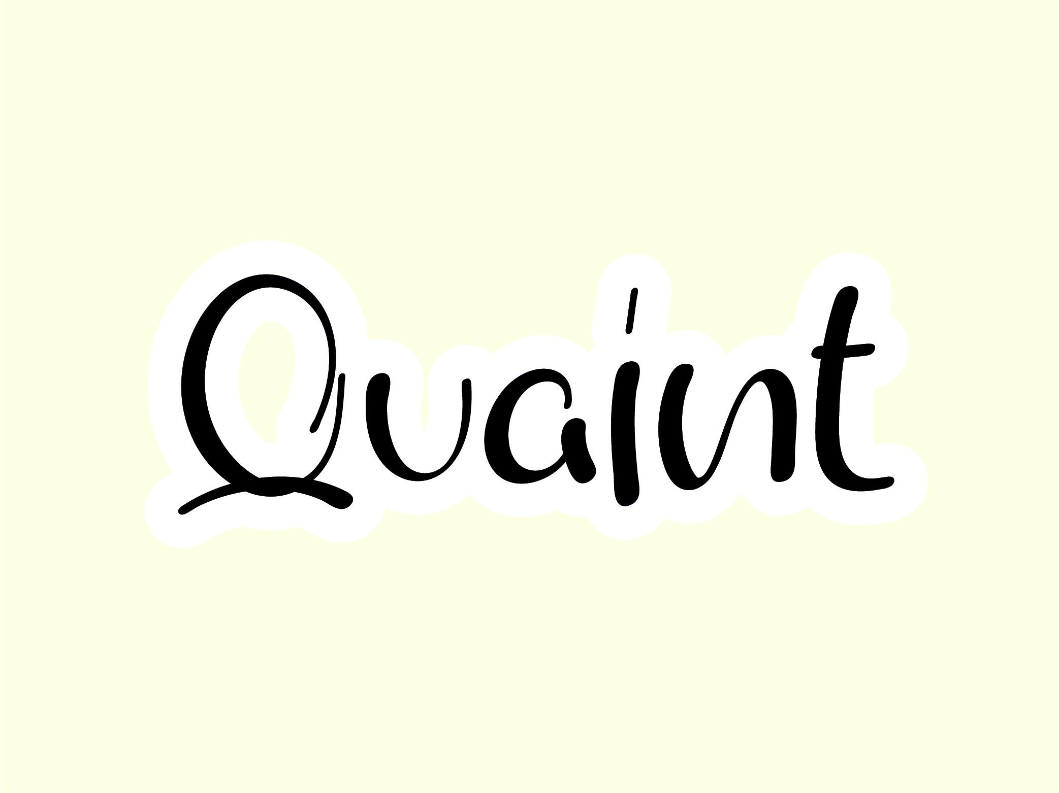 Quaint Font download Calligraphy Font Digital Font | Etsy