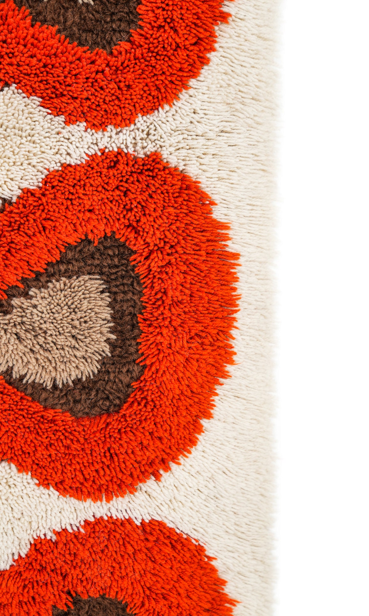 Vintage Scandinavian Rya Rug, Wool Rug, Handmade Rug, 4'8 X 2'4 - Etsy