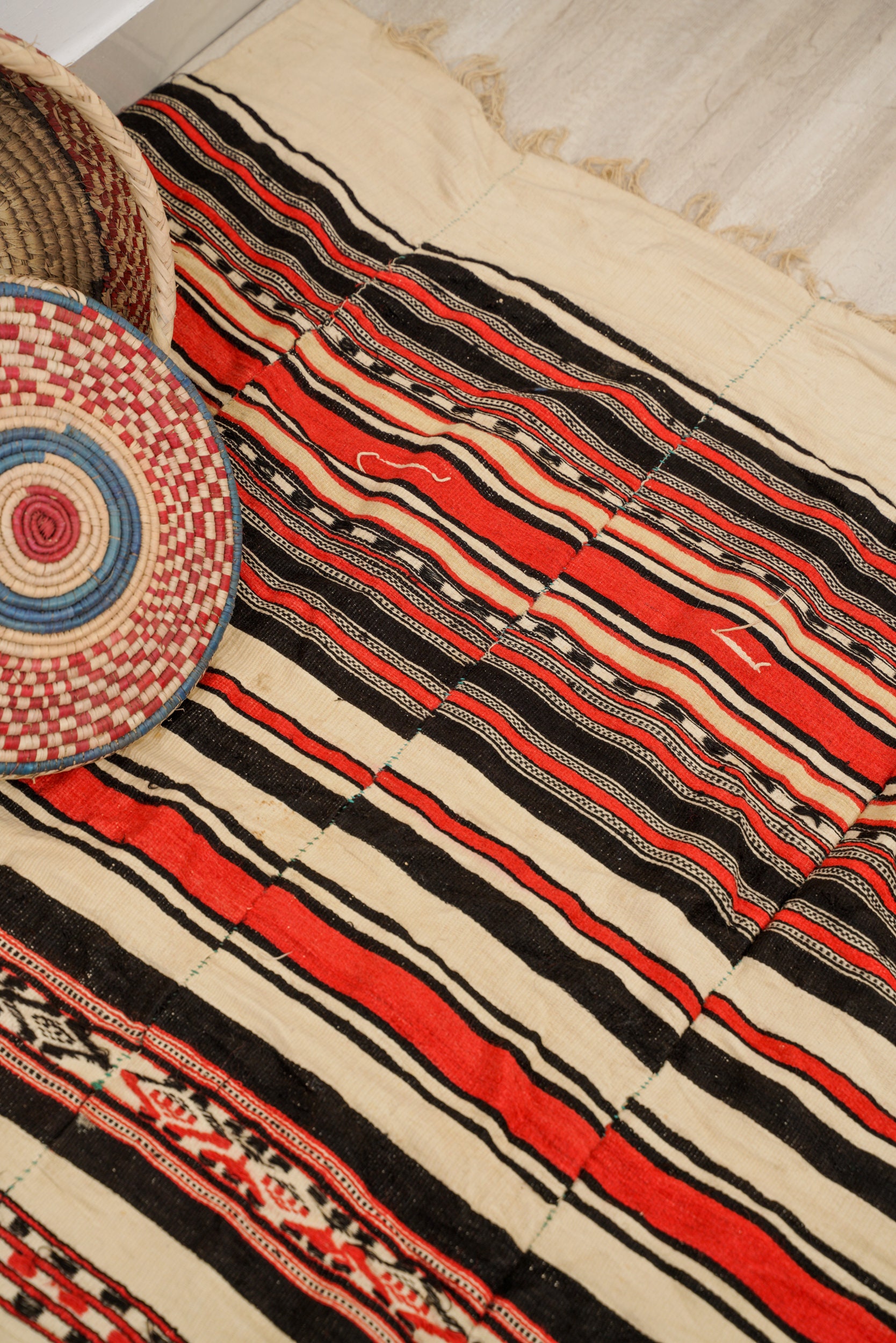 Antique African Fulani Dori Hand Made Textile 9.10 X 5.4ft | Free ...