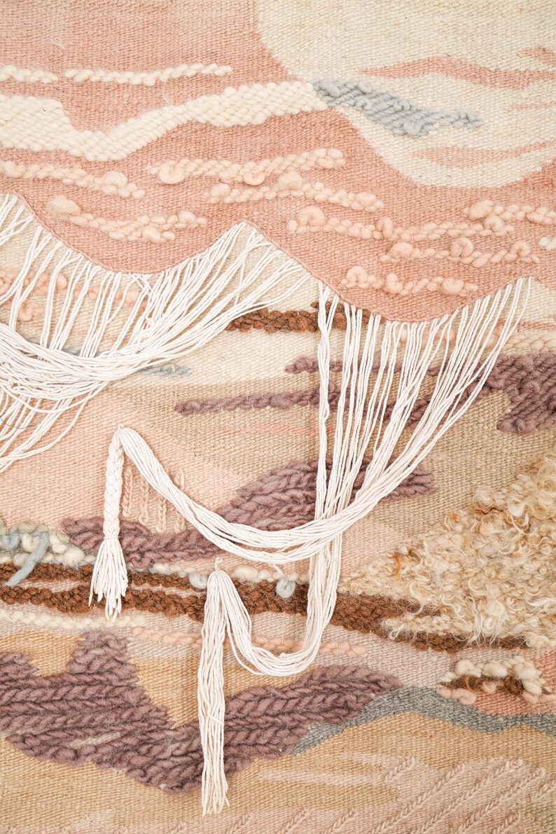 Vintage Kilim, European Kilim, Fiber Art, Tapestry, Handknotted, Woolen ...