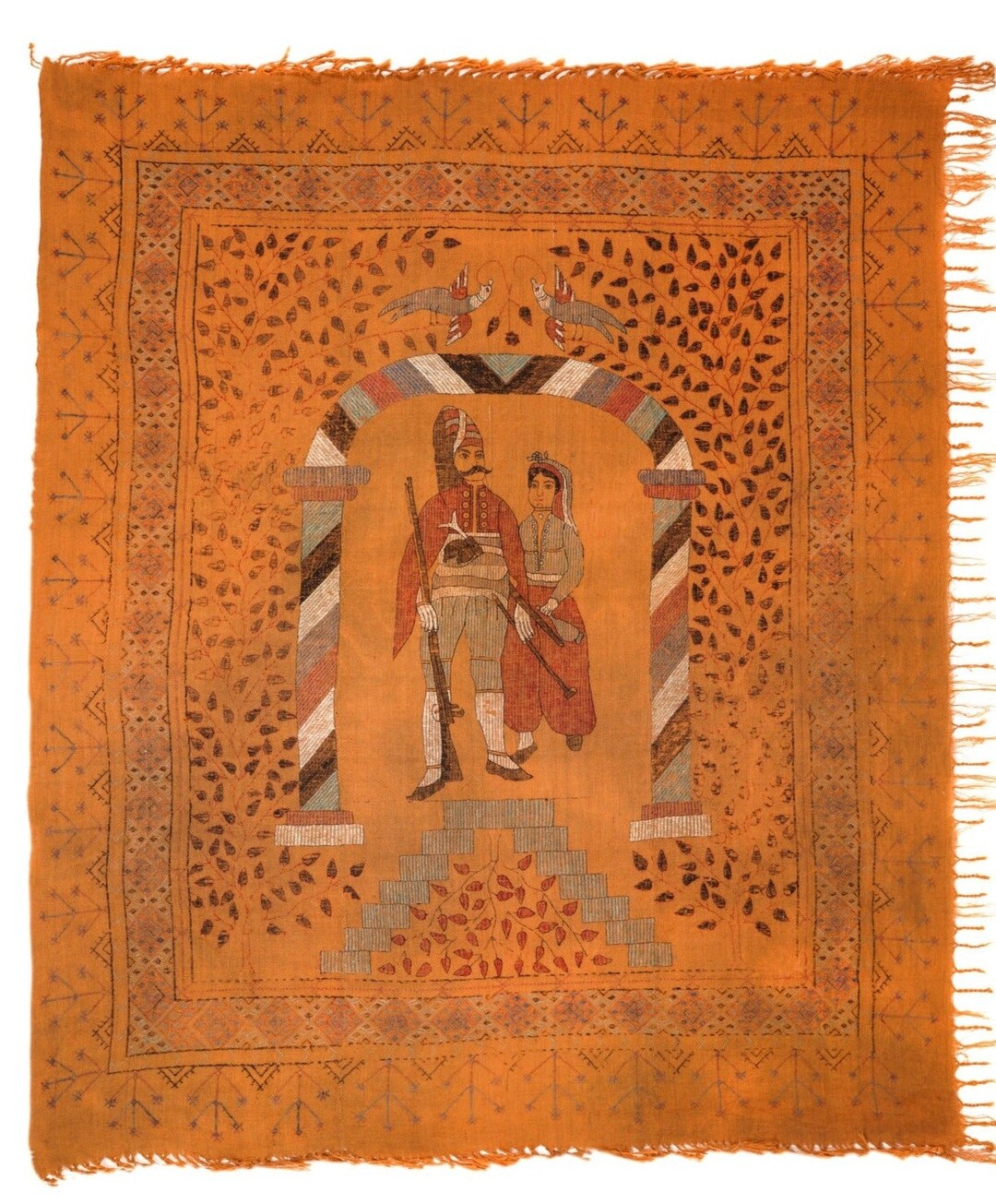 Wall Decor, Antique Greek Tapestry, Wool Textile, Hand-woven Textile ...