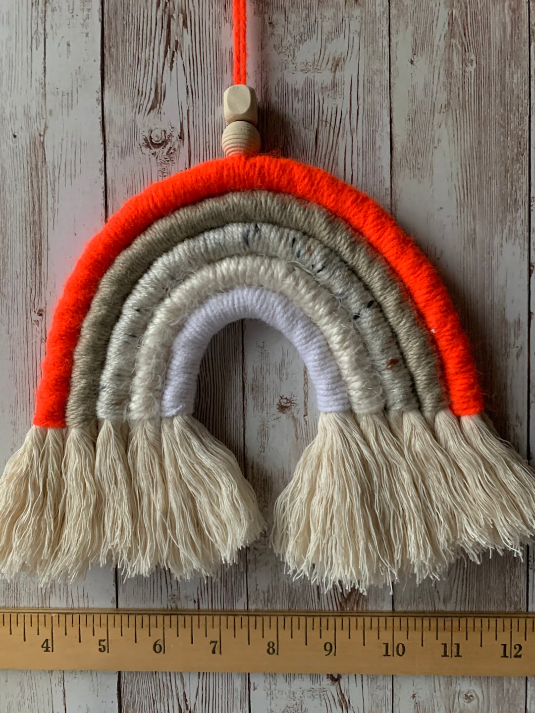Macrame Rainbow Wall Hanging - Etsy