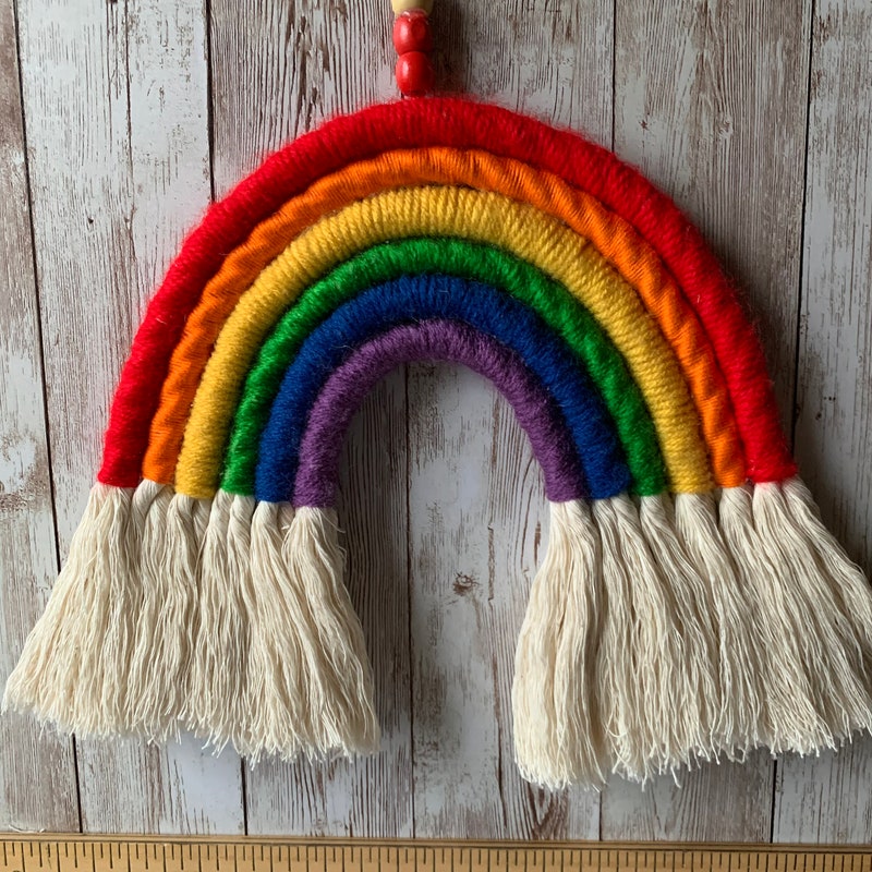 Rainbow Wall Hanging - Etsy