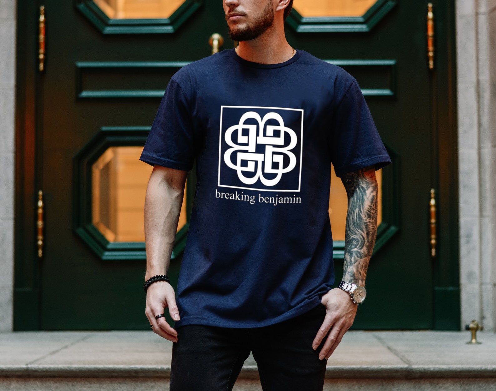 Breaking Benjamin Logo Blue