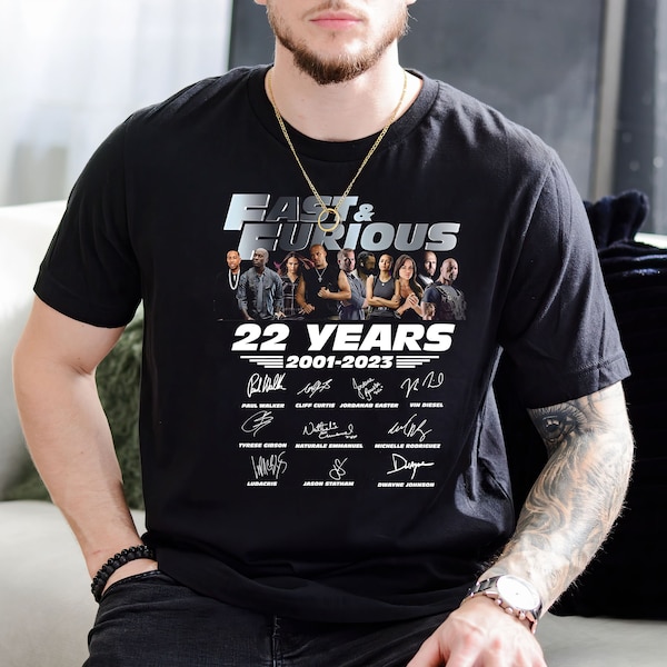 Fast and Furious Anniversary Shirt - Etsy