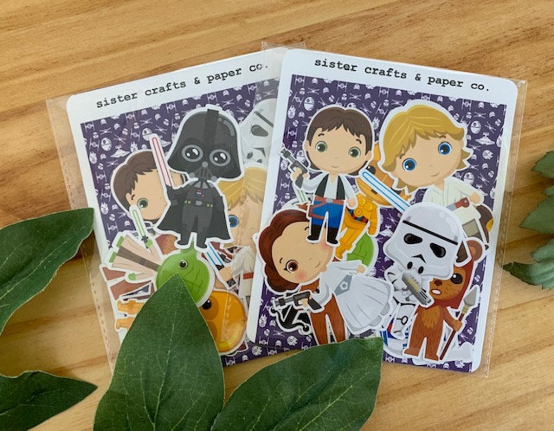 Star Wars Sticker Packs: the Classic Cast, Great Gifts for Star Wars ...