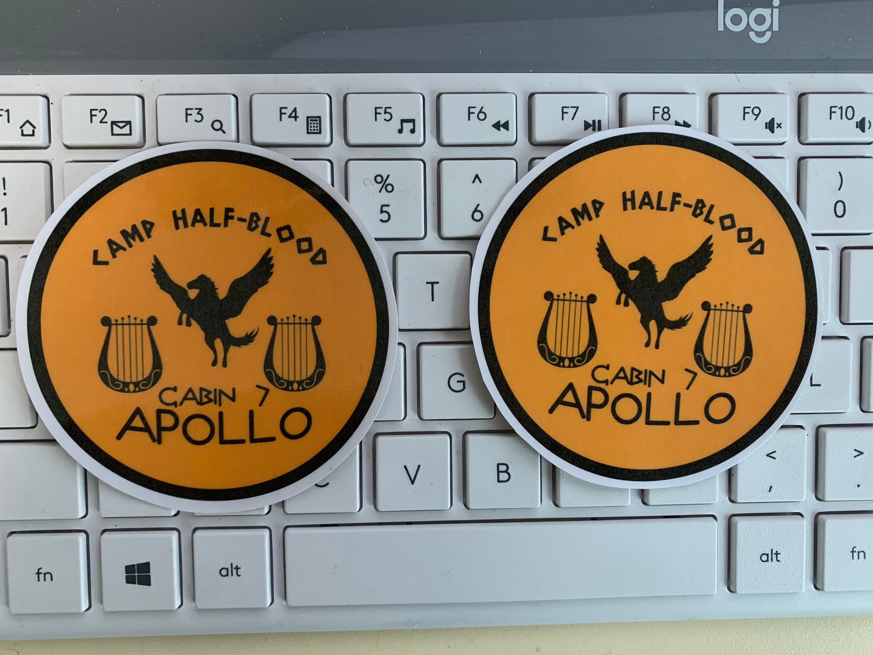 Percy Jackson Camp Half Blood Apollo's Cabin (#7) Decal, Die-cut ...
