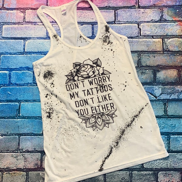 Tattoo Tank Top - Etsy