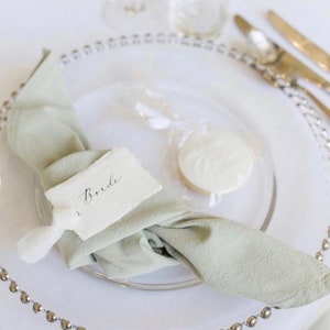 Handmade Paper Place Cards SHIPS WORLDWIDE - Etsy